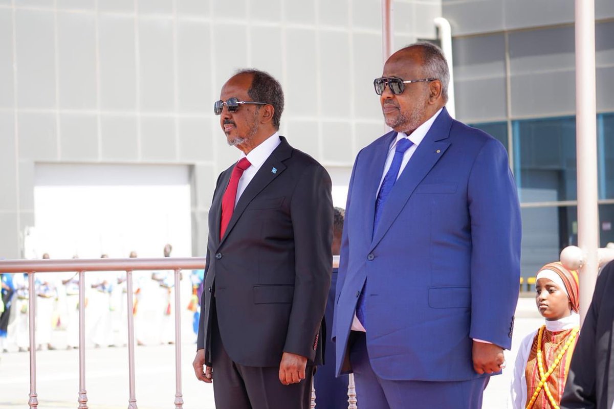 Abshir Axmad on Twitter: "H.E. @IsmailOguelleh came for a 3 day visit at the behest of H.E. Dr ...