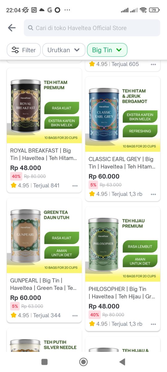 Tempo hari ke Grand Indonesia ternyata ada Haveltea dong. Selama ini ...