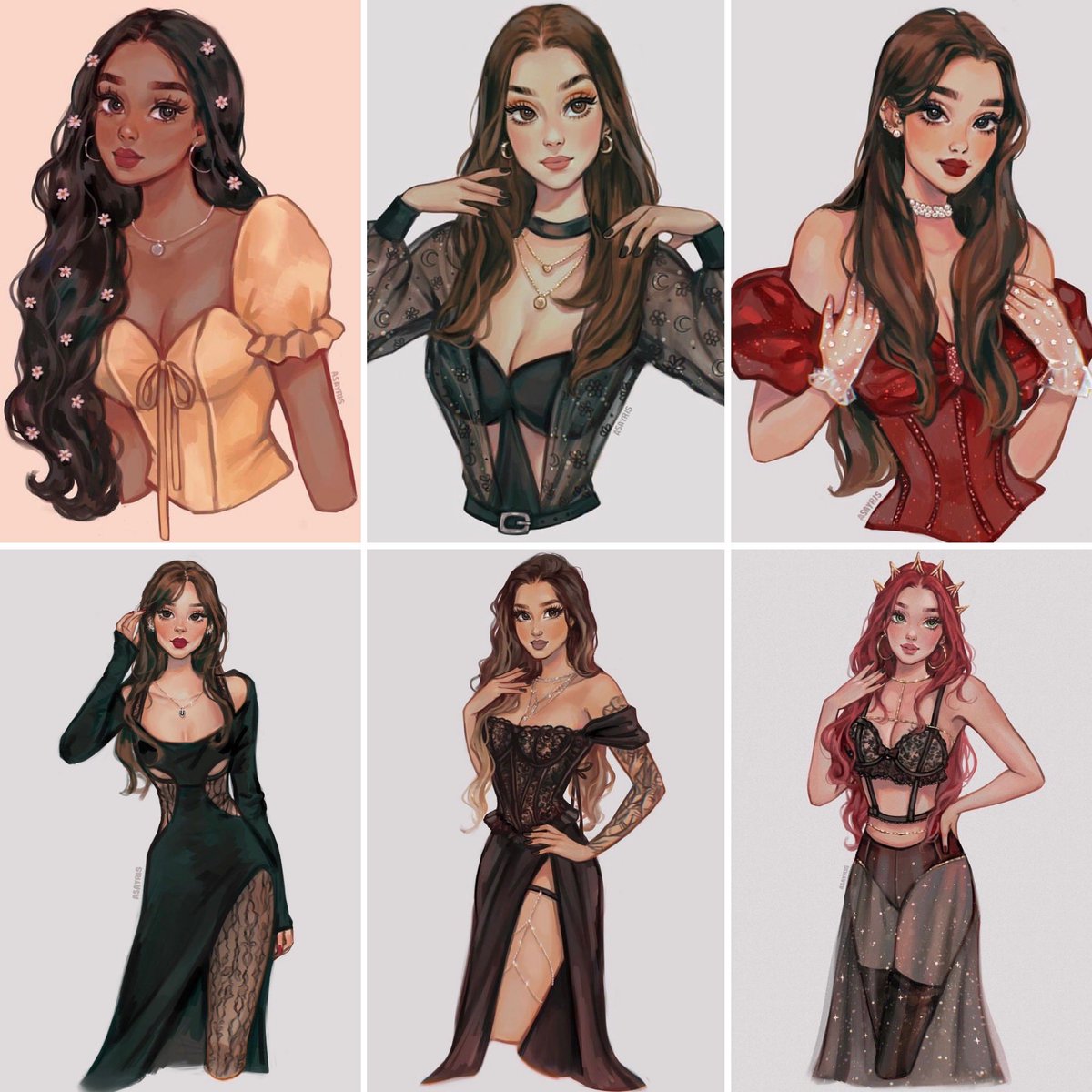 Asayris on Twitter: "My fav drawings of 2022 🤍"