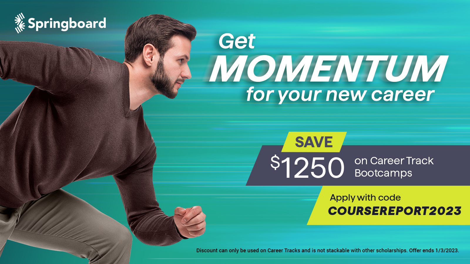 Course Report on Twitter: "📣 Get momentum for your new career with @Springboard's exclusive ...