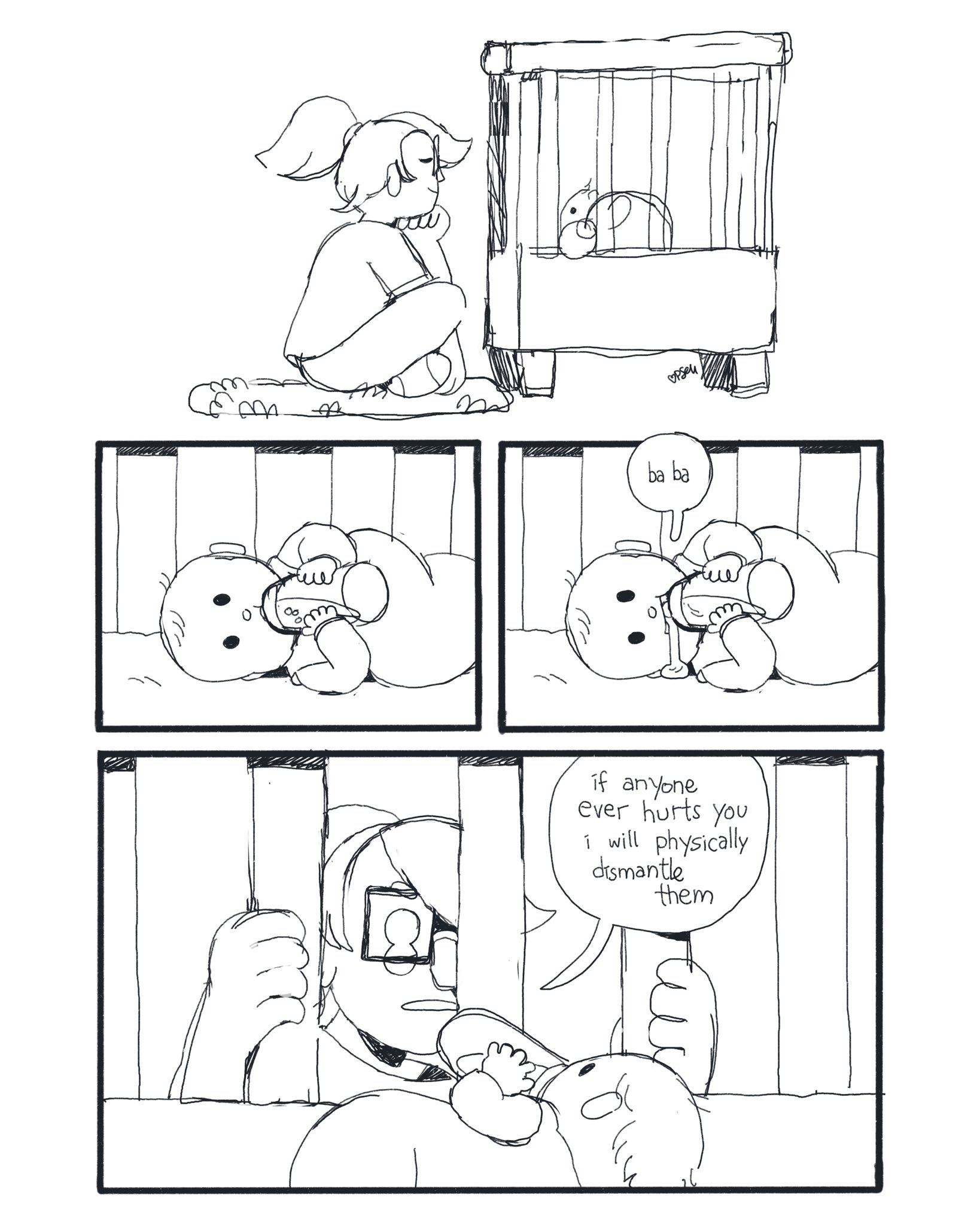 Pseudonym Jones on Twitter: "a quick comic about getting ready for naptime https://t.co ...