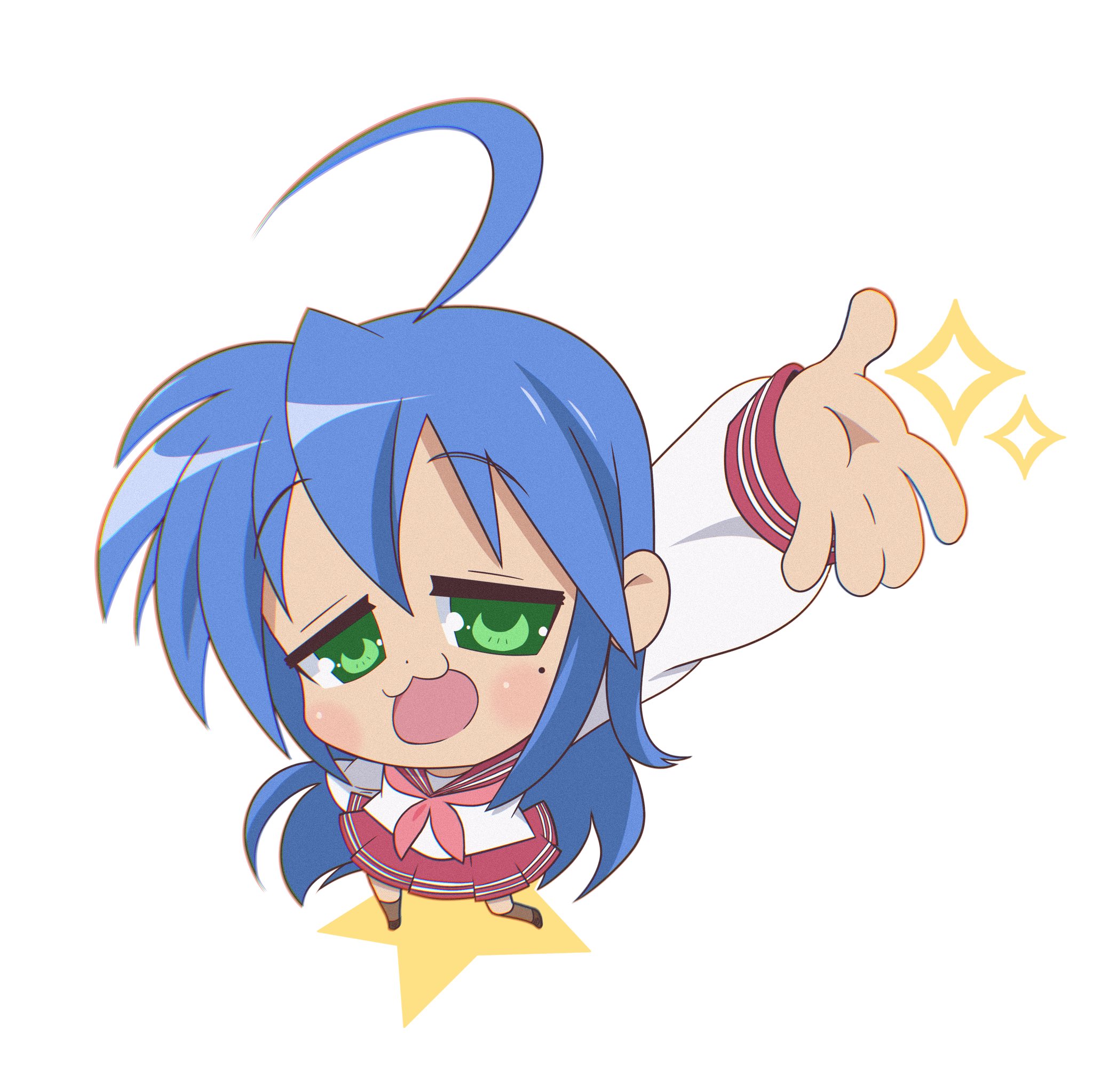 Lucky Star Chibi Figuren