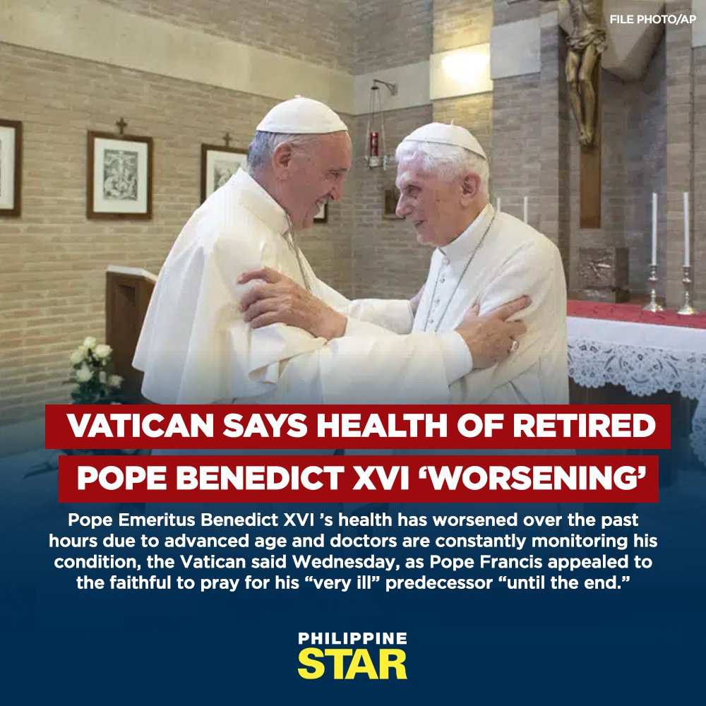 The Philippine Star on Twitter: "Vatican spokesperson Matteo Bruni said Francis went to visit ...