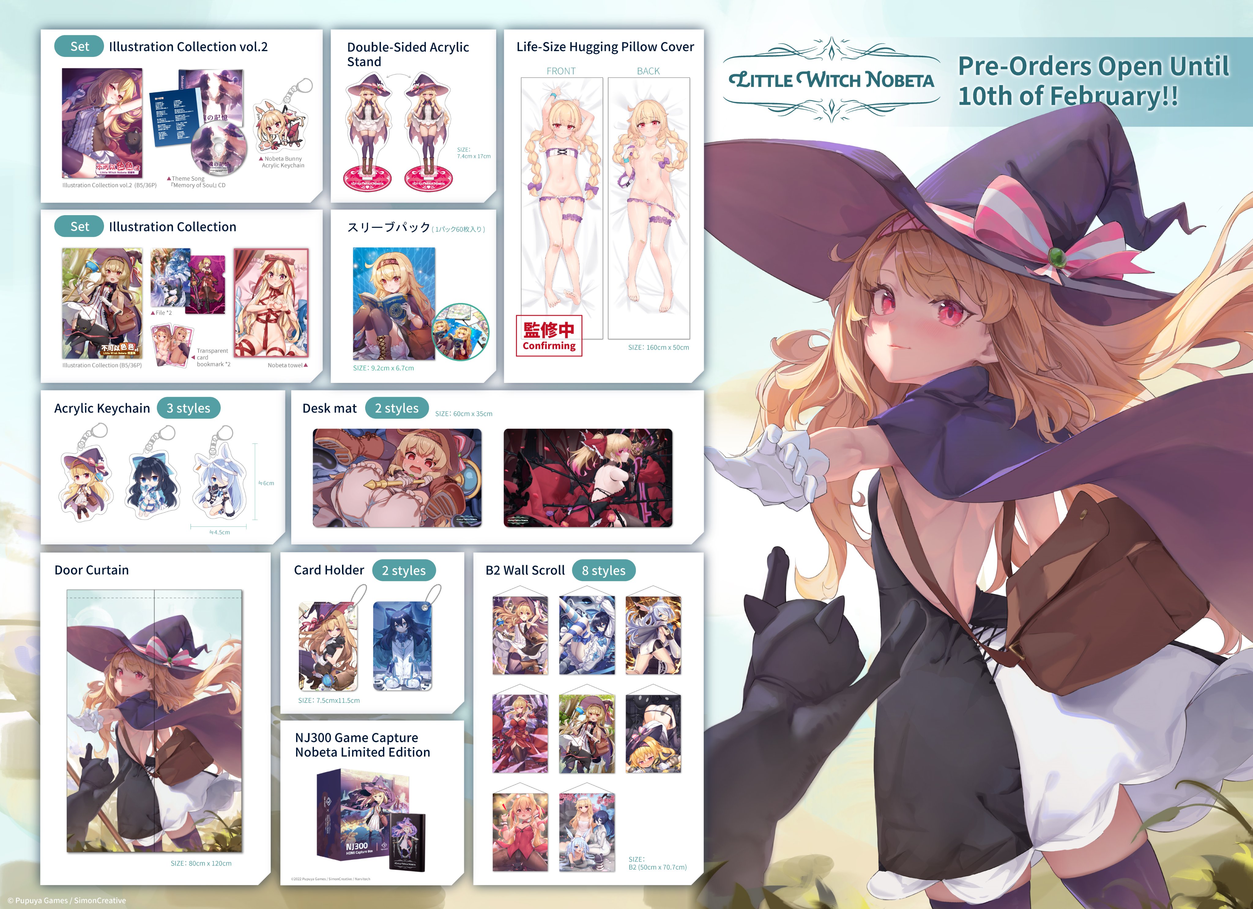 Little Witch Nobeta Official on Twitter: "《Little Witch Nobeta》merchandise Vol.2 pre-order is ...