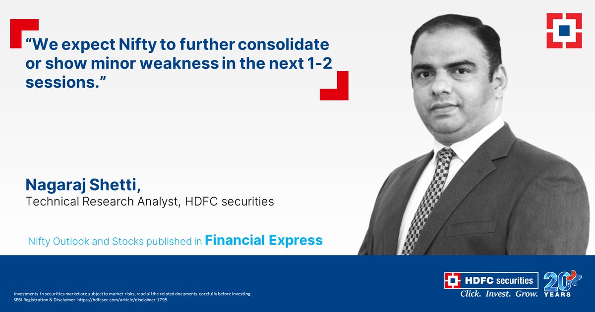 HDFC securities on Twitter: "Nifty is placed at the crucial resistance of 18,200 levels, but ...