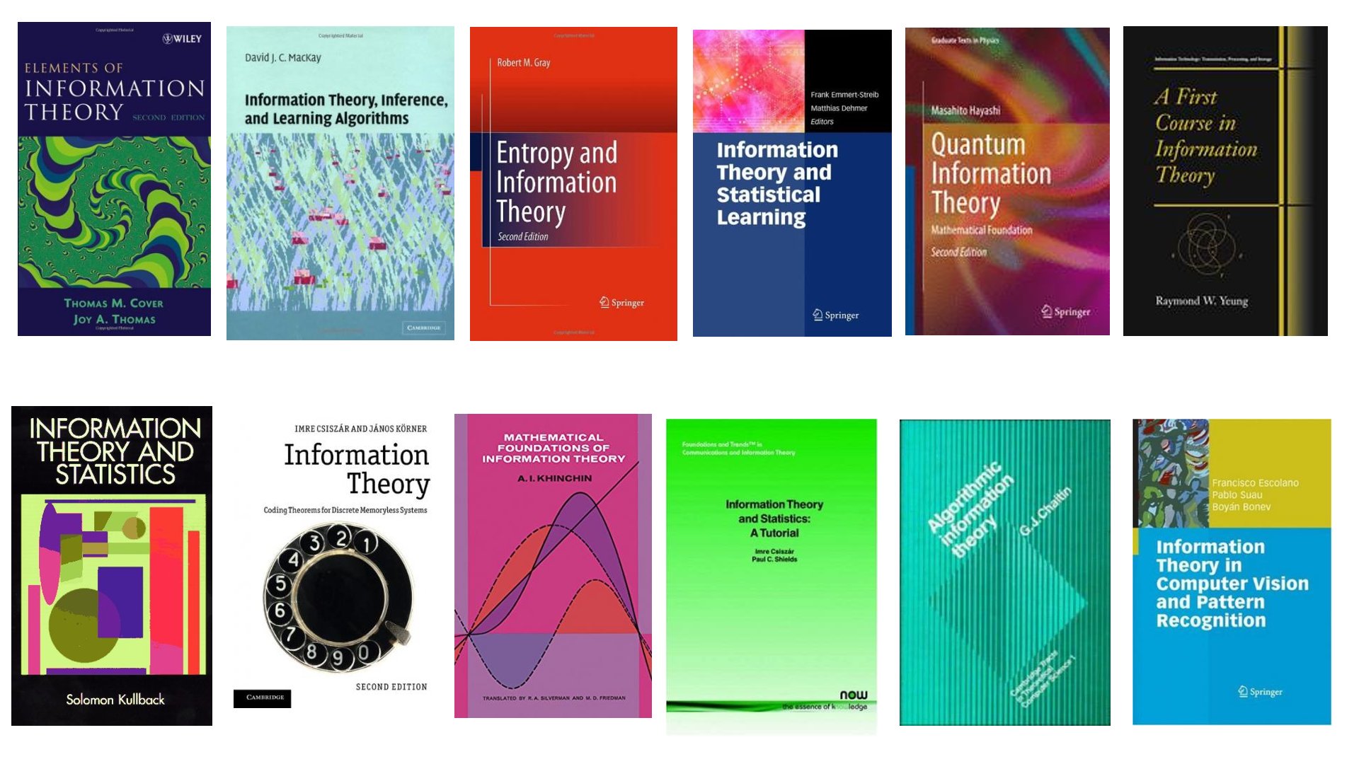 Information Theory Books