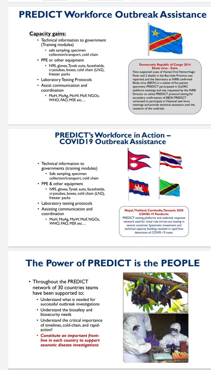 PREDICT was an epidemiological research program funded by a United ...