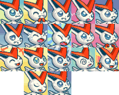 Shiny Victini Sprite