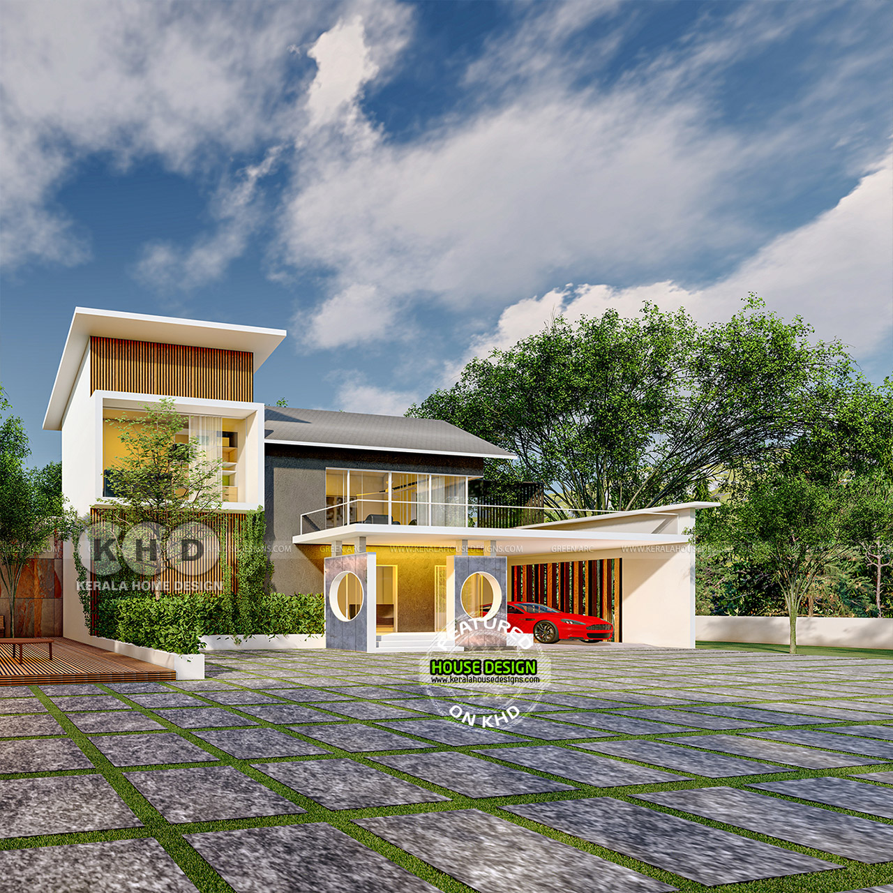 Kerala Single Floor Contemporary Homes Brilliant Design Of This