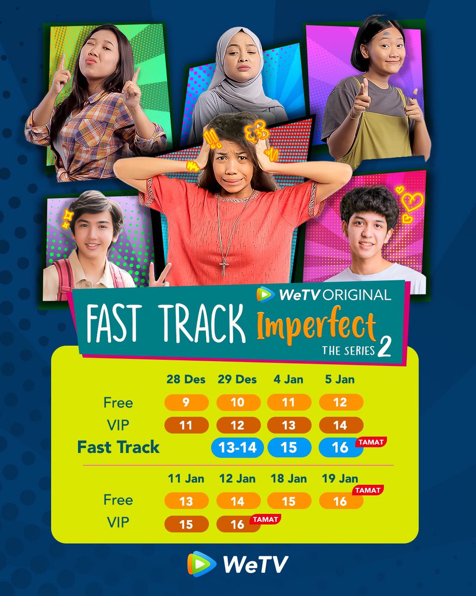 WeTV Original on Twitter: "Yeayy WeTV Original Imperfect The Series 2 bakalan ada Fast Tracknya ...