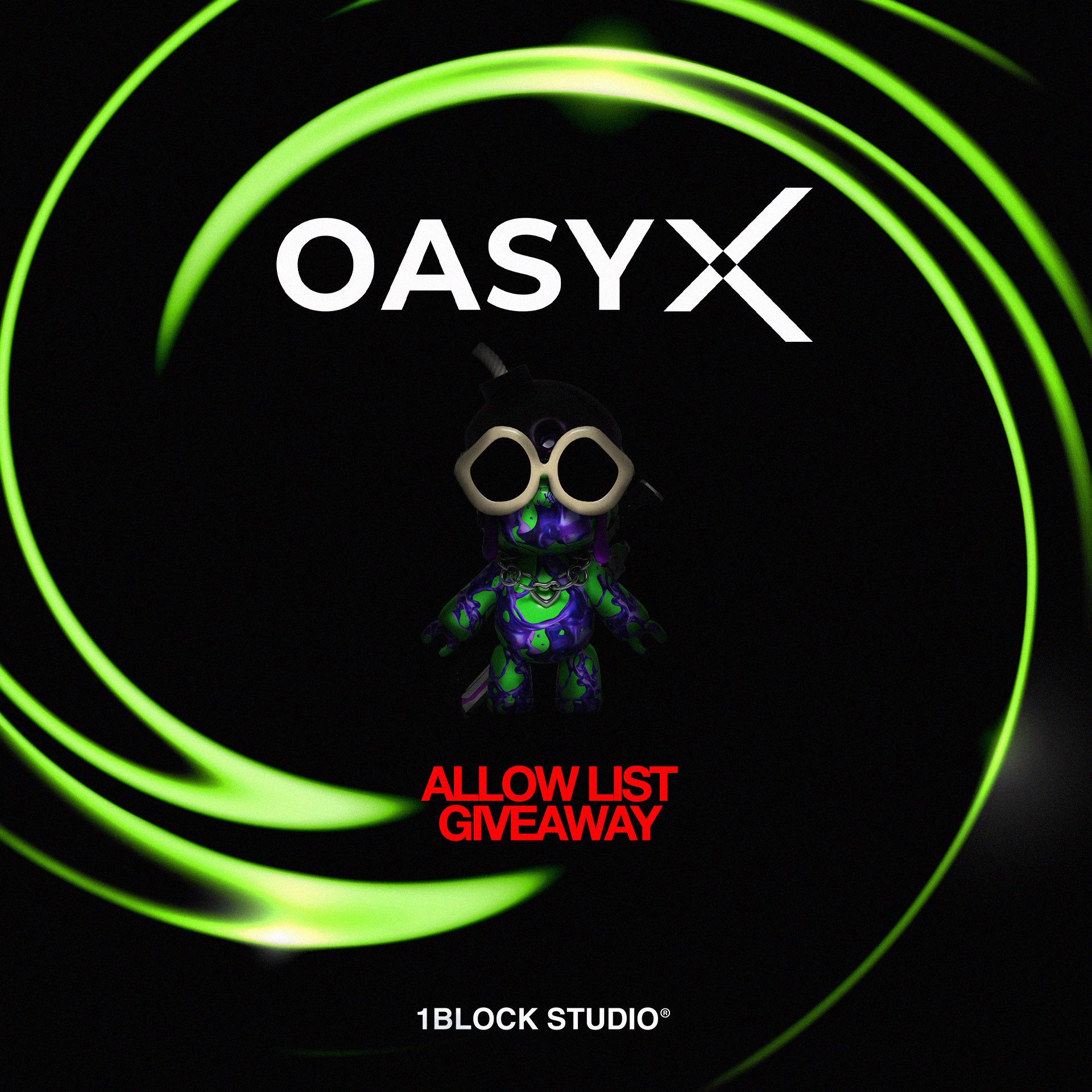 1BLOCK STUDIO®︎ on Twitter: "1BLOCK × OASXY #Giveaway🎉🎁 🏖OASYX is Oasys L1 #NFTs 🎁OASYX F2O List ...