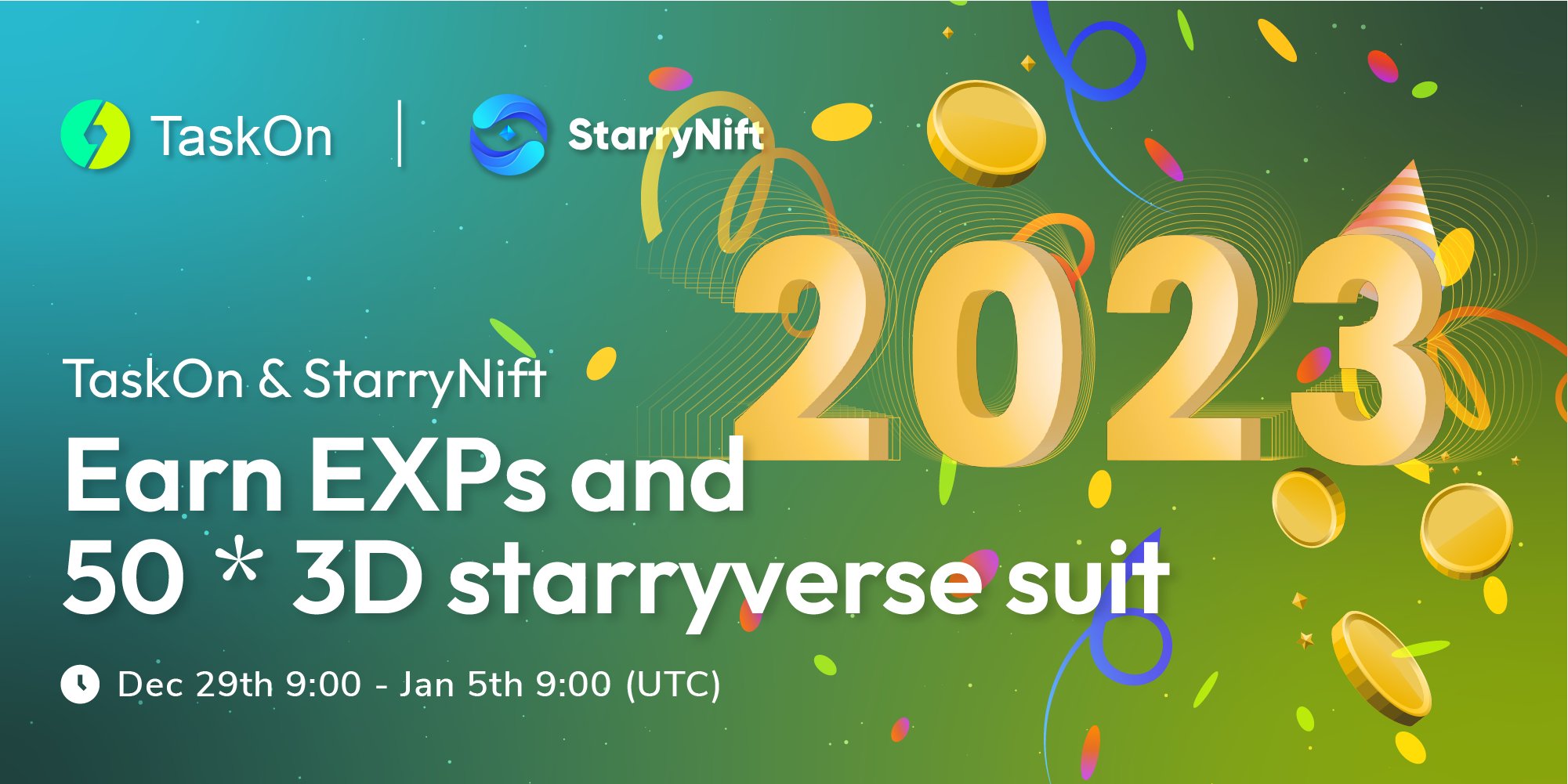 TaskOn - A Web3 Task Collaboration Platform on Twitter: "🎉HOLIDAY SPECIAL GIVEAWAY🎉 🥳#TaskOn x ...