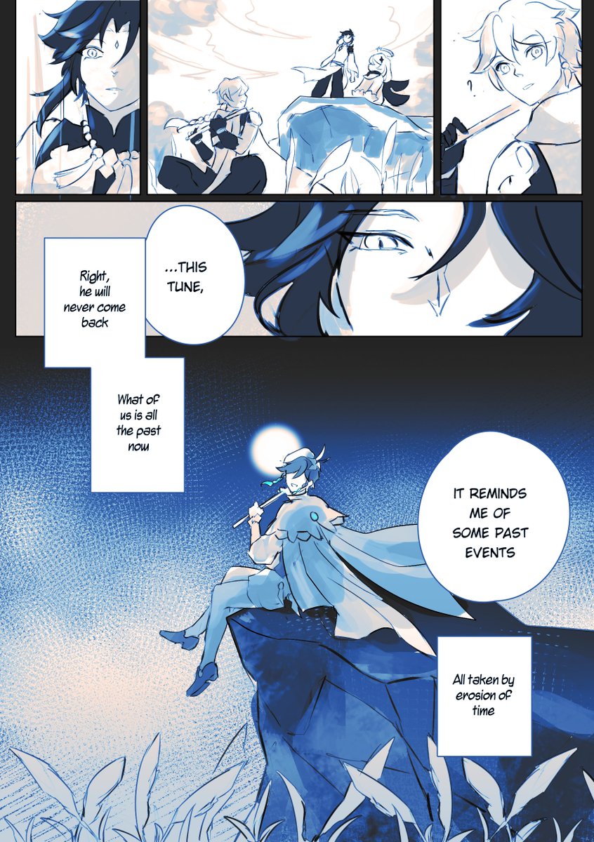 「Time devours all ---- [#zhongven Venti=Istaroth!AU - HPBD」Ceri | moved to @/oclenboの漫画