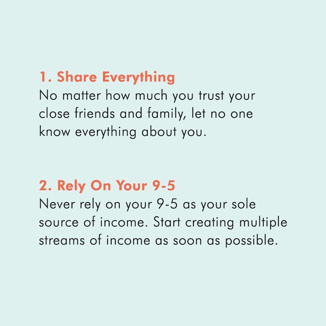 By age 30, you should be smart enough to NEVER do this in your life ...