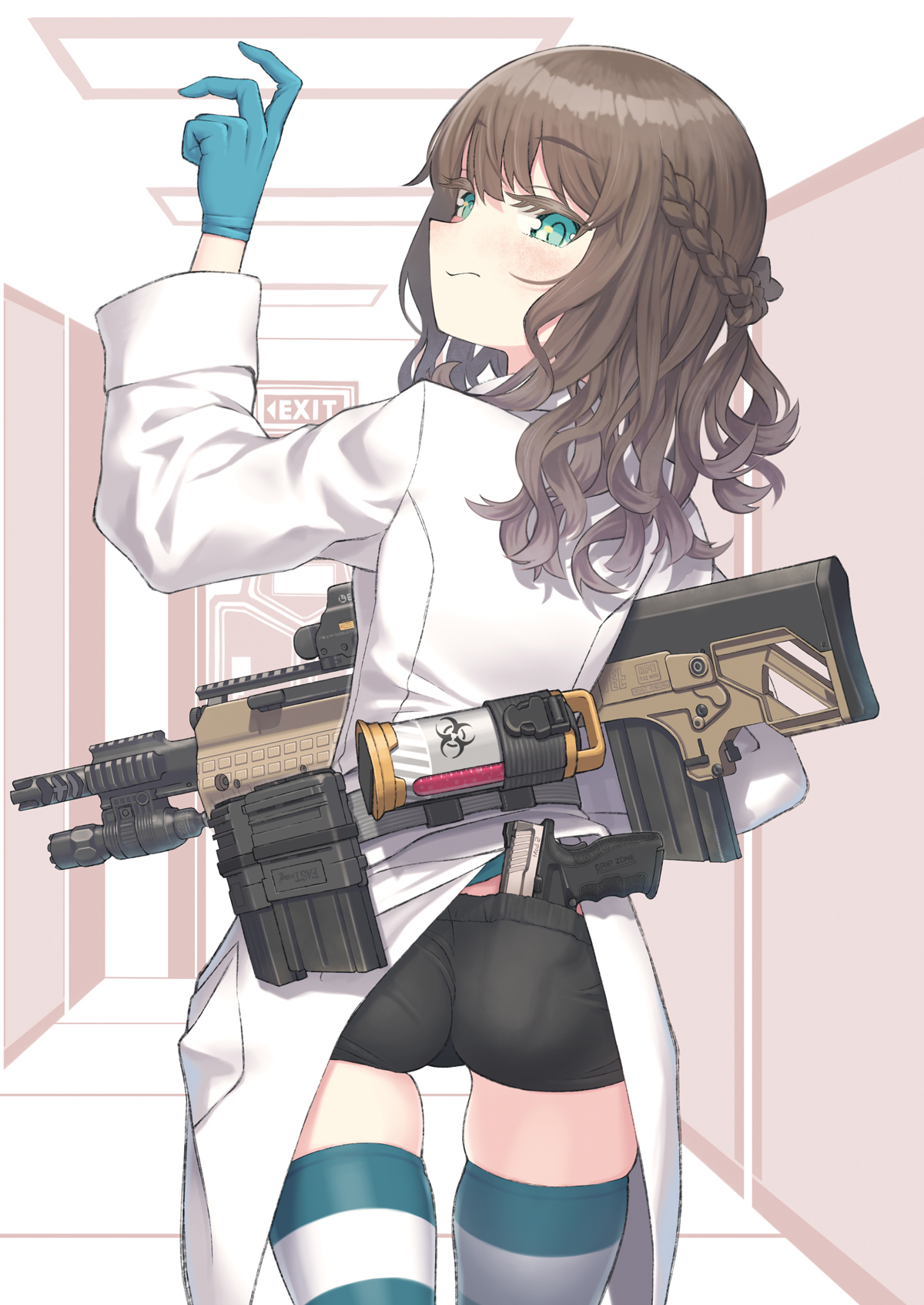 Samaru_ASGL ＠C101_31土 _Z-31a on Twitter: "白衣と銃。 https://t.co/lSCyCrdgeA" / Twitter