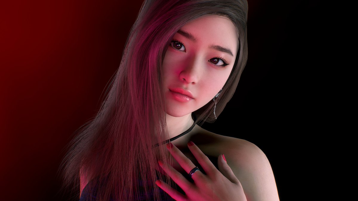 MonsterShinkai on Twitter: "Using red lights with new model. #virtamate #vam #3D #3DCG"