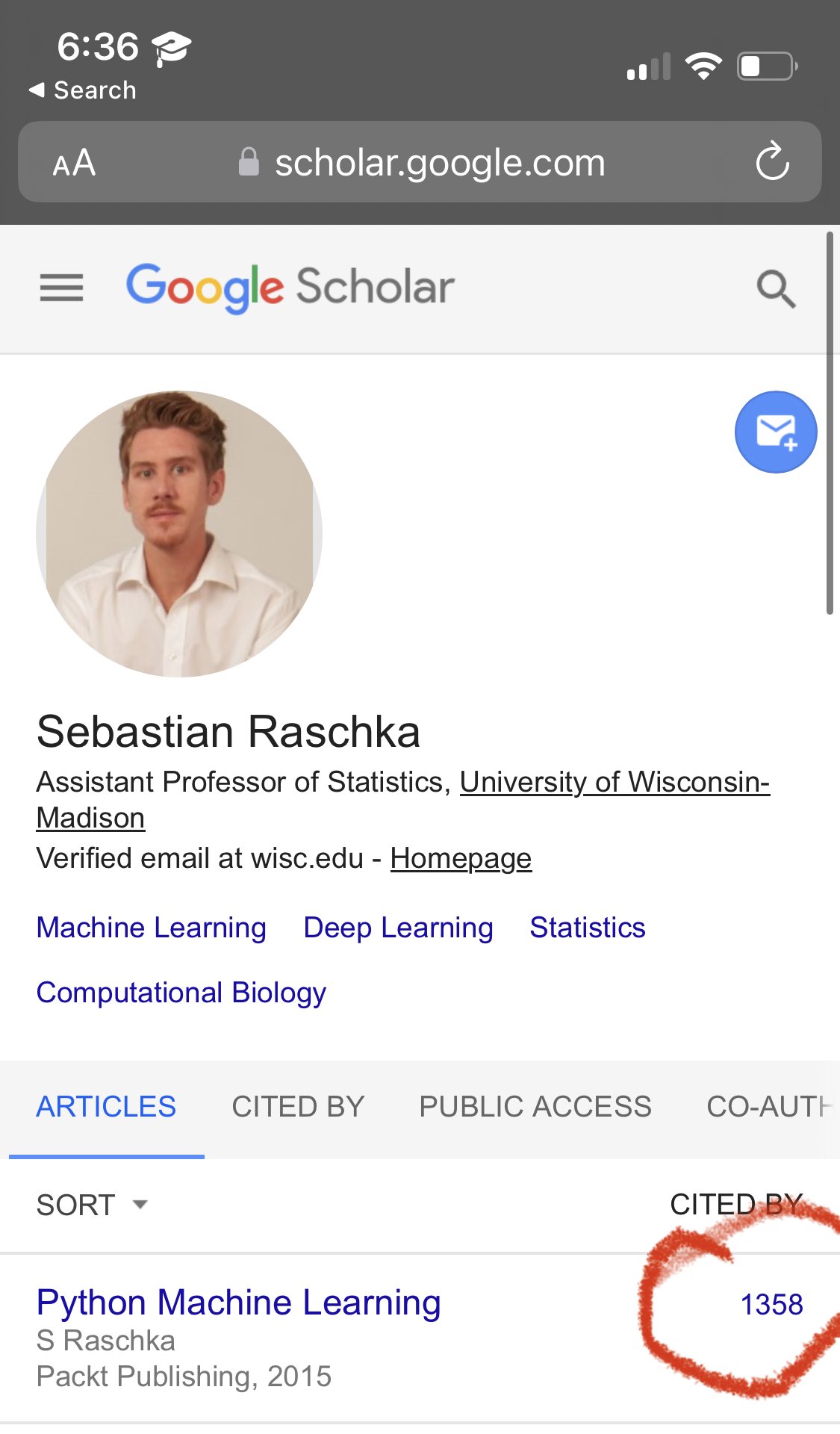 Sebastian Raschka on Twitter: "@FractalFlows @ChristophMolnar Sounds like that person joined the ...