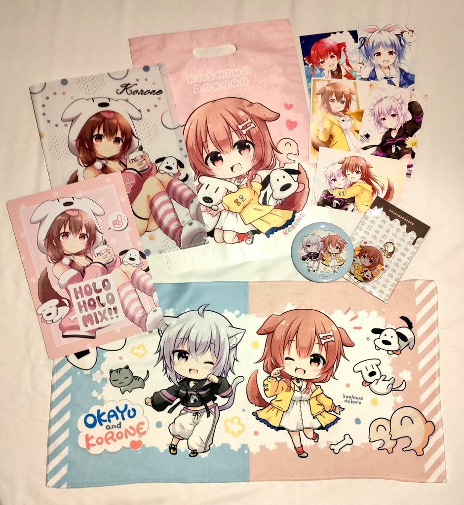 ホロライブ「ホロライブグッズセット 実物写真📷 #C101 」|カシワ🐣C102／1日目あ‐21abのイラスト