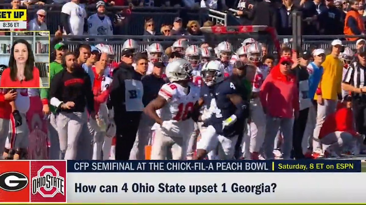 Get Up On Twitter Cfbheather Believes No 4 Ohio State Can