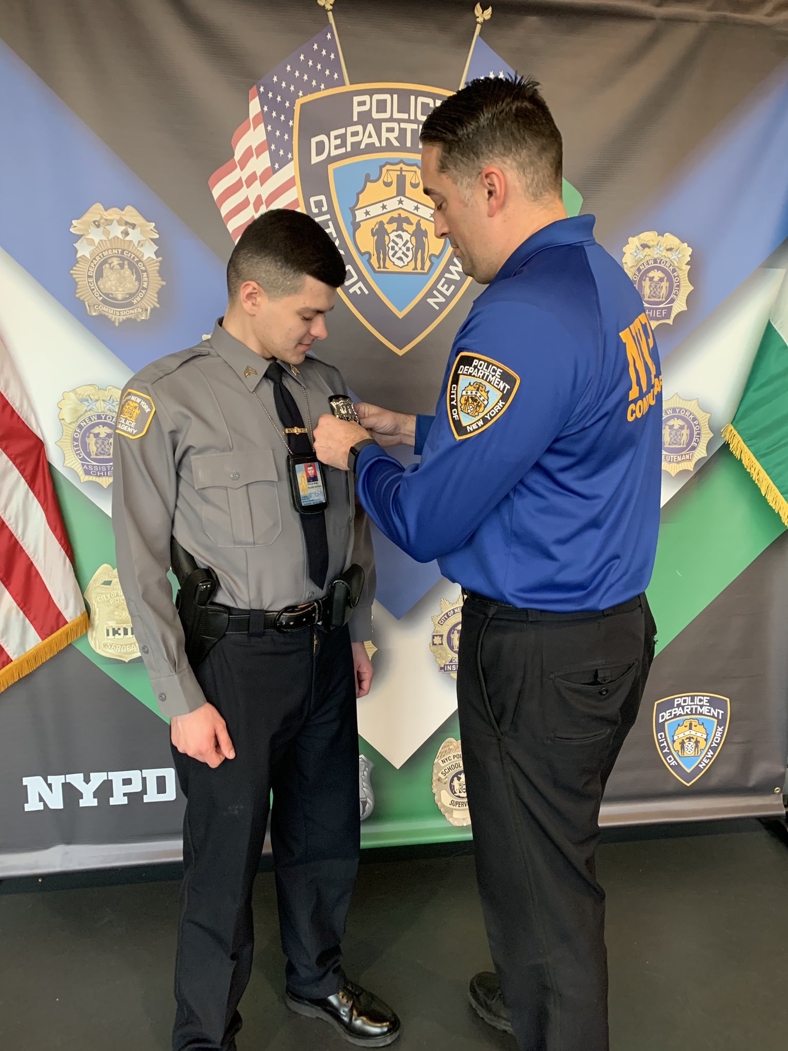 Auxiliary Police Officer New York NYC Auxiliary PO Quarter Size