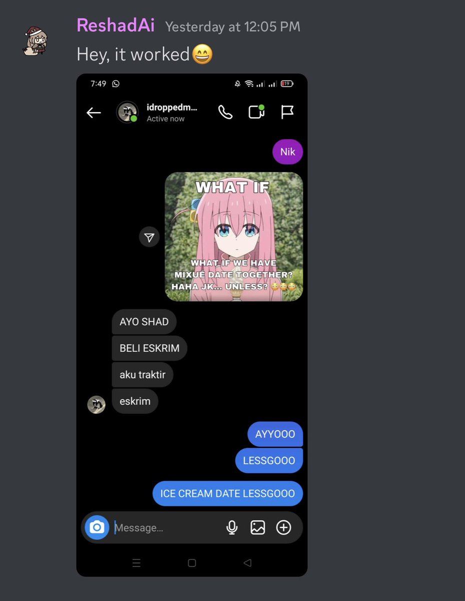 Musang 🦊 on Twitter: "bro got a date because of my shitty meme 😭"