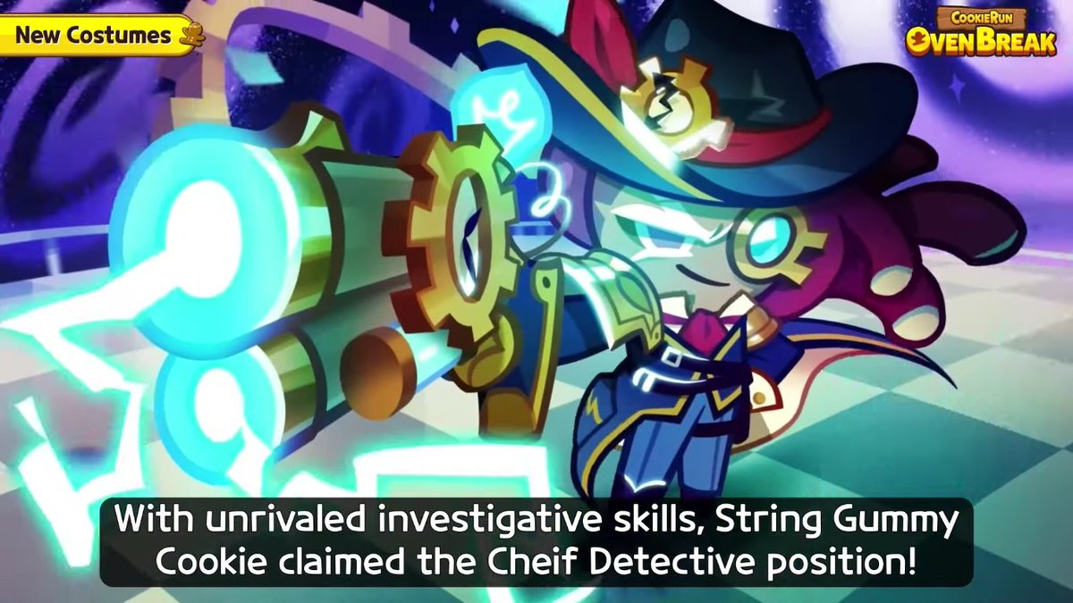 Cookie Run Info 🏝️ on Twitter: "🎩 New Costumes — Cherry Cookie's Time Demolitionist (Epic ...