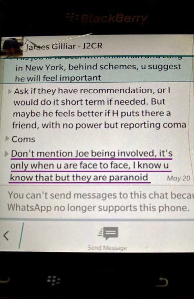 Marco Polo on Twitter: "All of the messages between Tony Bobulinski & James GILLIAR (& many ...