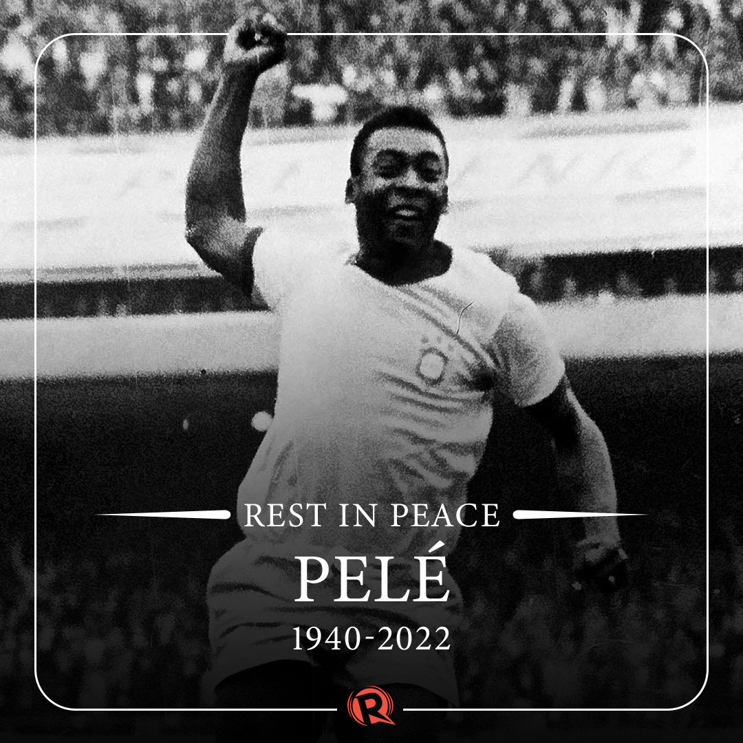 REST IN PEACE, PELE! ⚽️🕯️ Pele, the legendary Brazilian soccer player ...