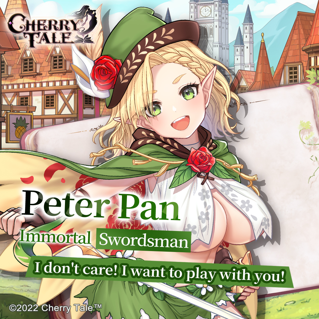 Cherry Tale on Twitter: "[Immortal Rapier - Peter Pan] "I don't care! I want to play with you ...