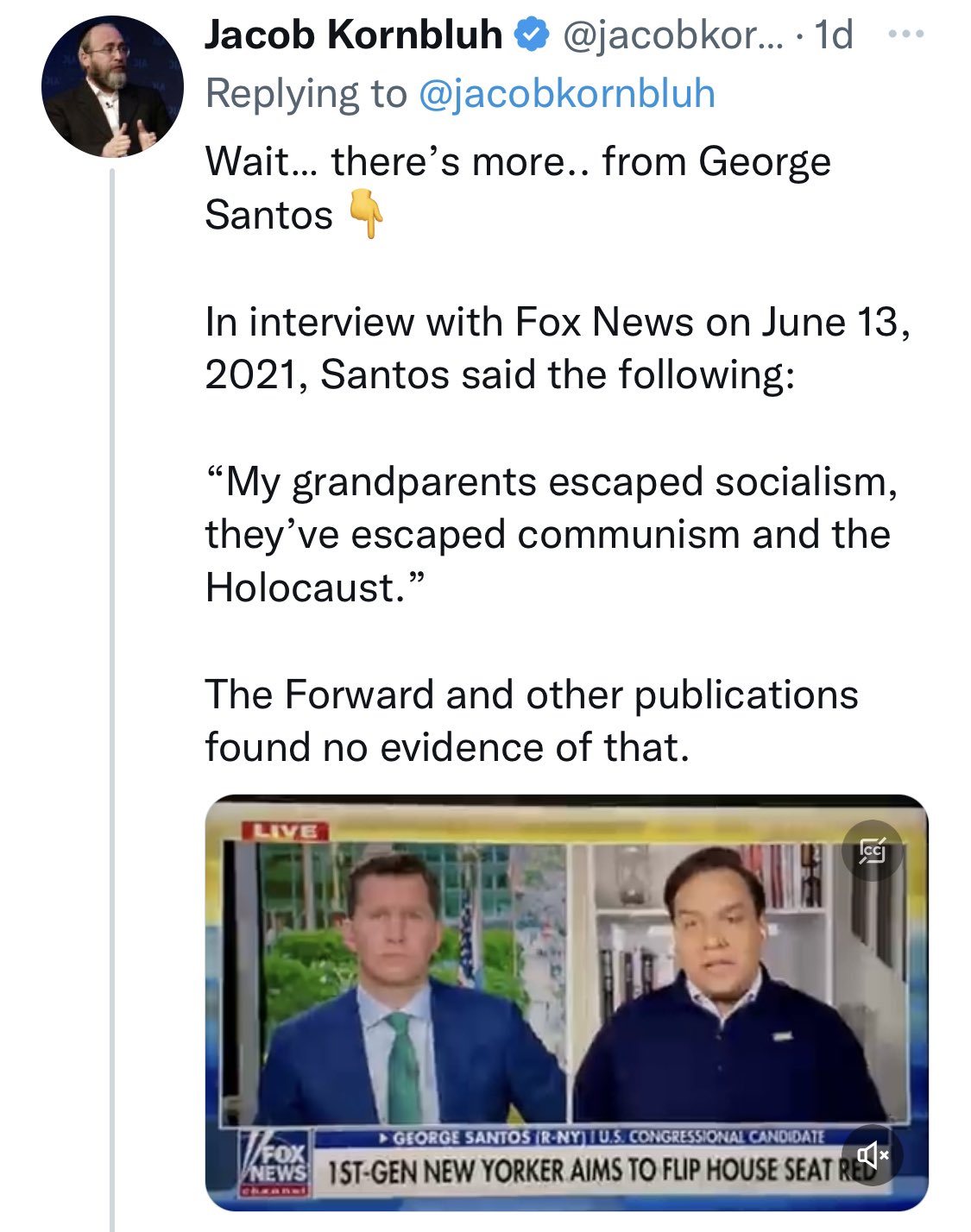 Bad Fox Graphics on Twitter: "1/ I haven’t seen @willcain reporting on serial liar George ...