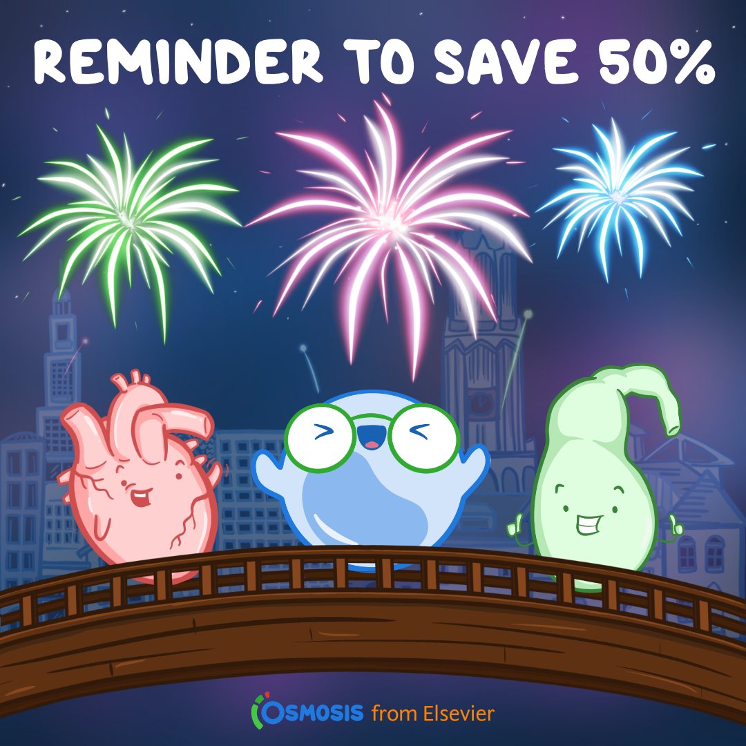 Osmosis from Elsevier on Twitter: "Reminder: ring in the New Year with the study tools and ...