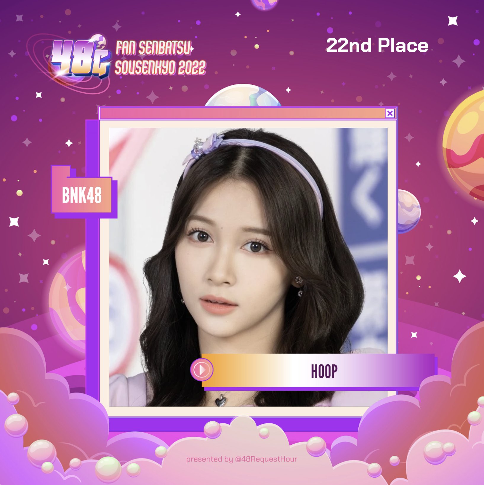 ⁴⁸ on Twitter: "🏆48G Fan Senbatsu Sousenkyo 2022 #17. Zee - JKT48 https://t.co/RbDMDcIThf" / Twitter