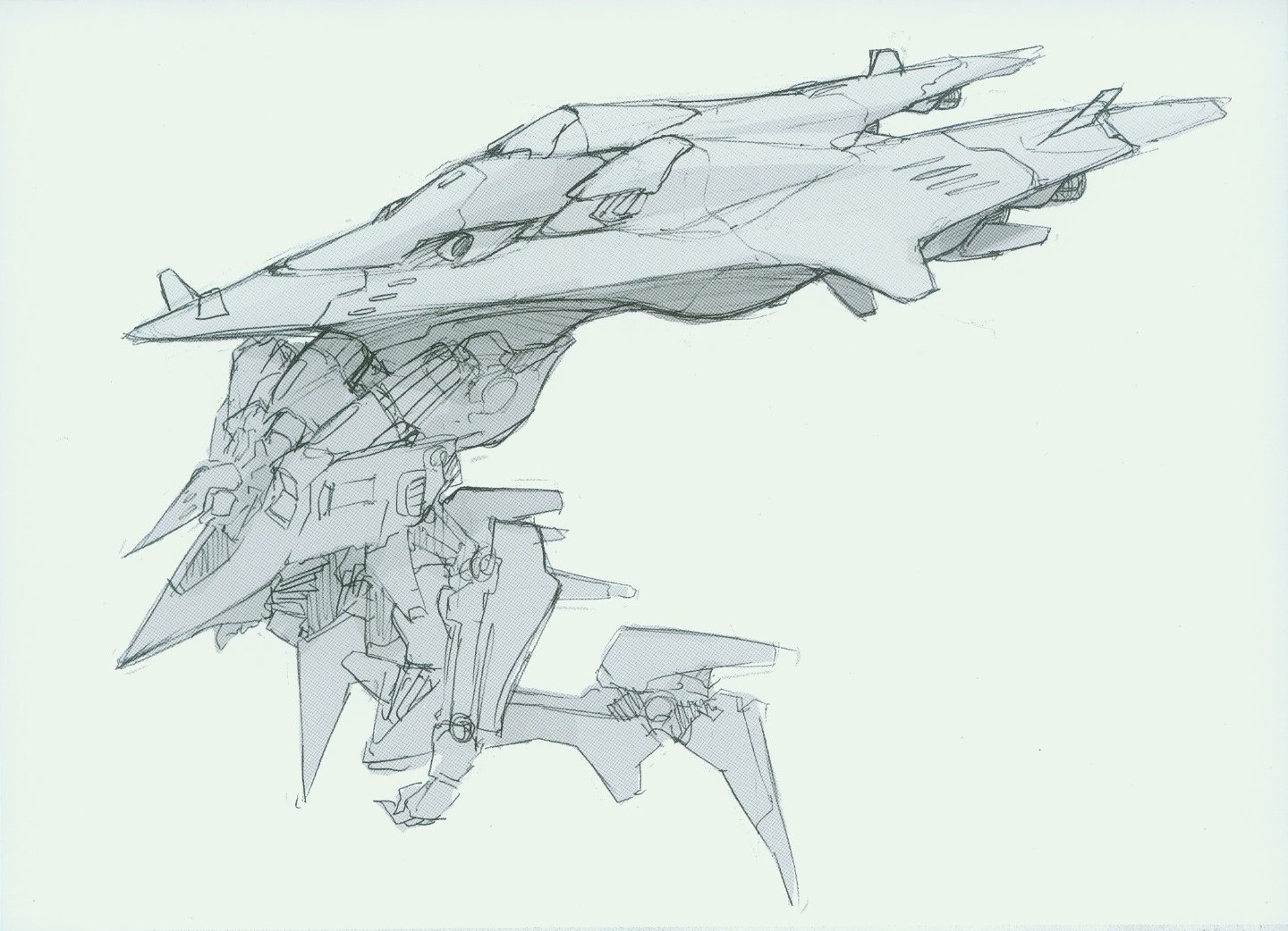 Armored Core Daily on Twitter: "ARMORED CORE DESIGNS 4 & for Answer - Concept art of Vanguard ...