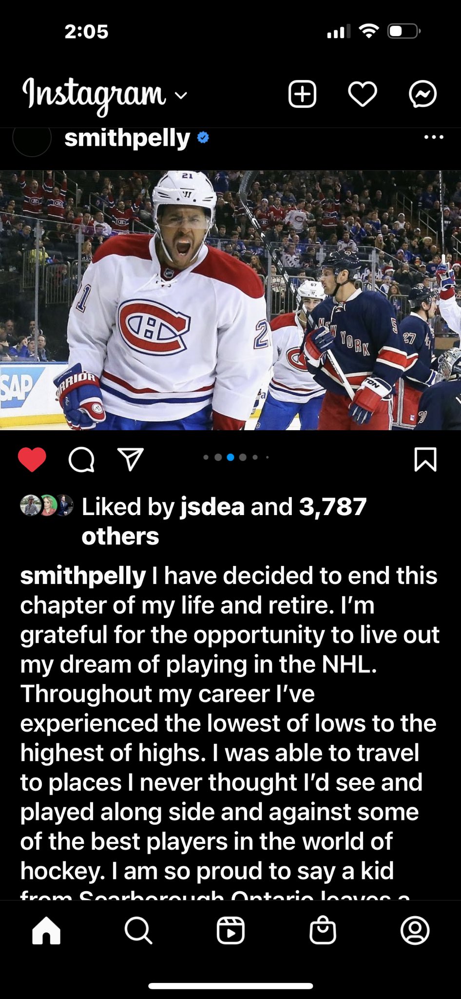 Renaud Lavoie on Twitter: "Devante Smith-Pelly annonce sa retraite ⬇️ https://t.co/NeEYsmDtxI ...