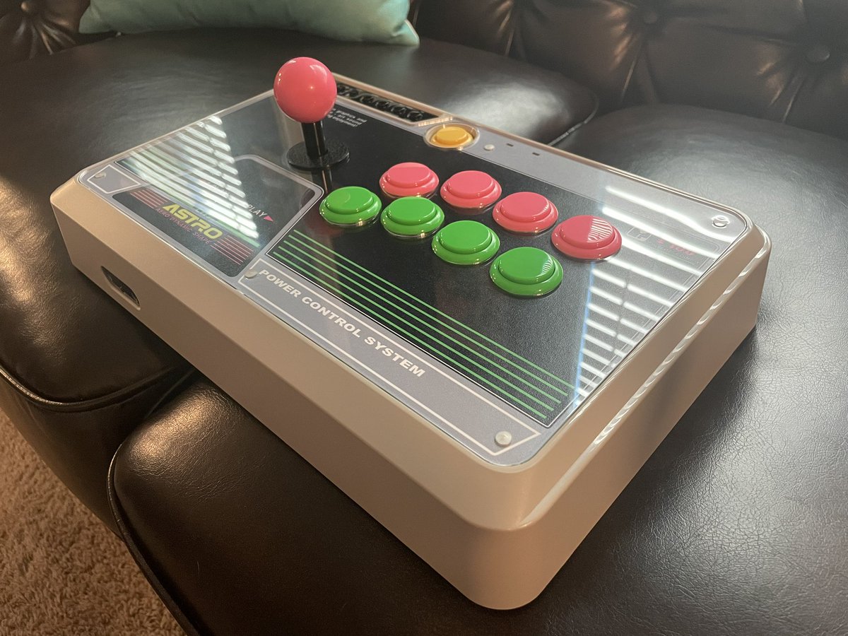 Fightstick Art アーケードファイトスティック on Twitter: "RT @JustCharles: New arcade stick. Astro City style ...