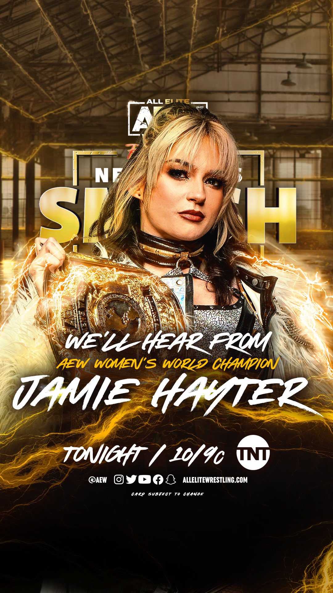 JAMIE HAYTER on Twitter: "#AEWRampage https://t.co/hbPbEo0qgu" / Twitter