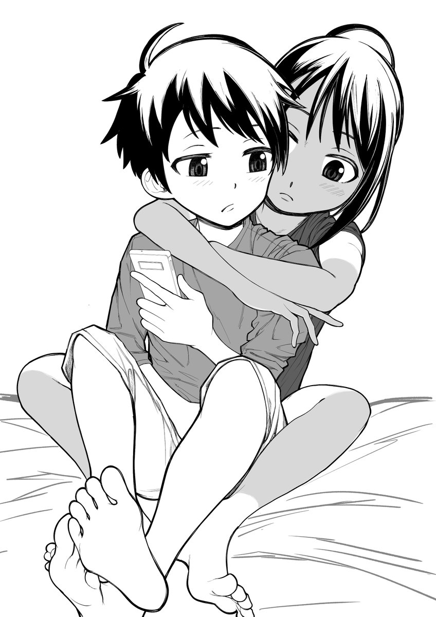 「いぬちくさん(@dogTheCreature)のオリジナル創作…『いとこのこ』の爽ちゃんと望くんを…描かせて頂きました…」10%(Tenper)の漫画