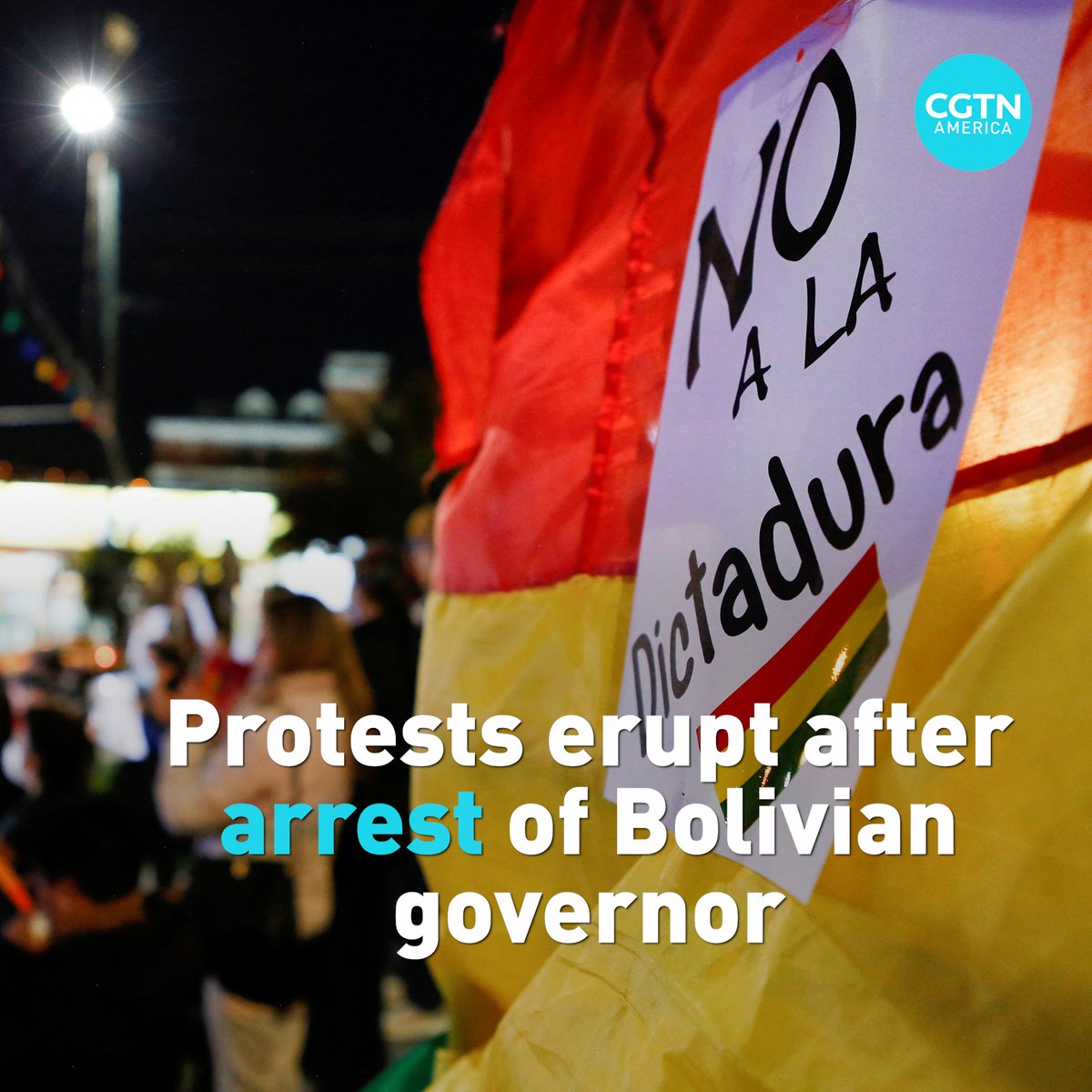 Protests erupted in Bolivia's Santa Cruz region on late Thursday ...