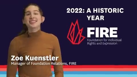 FIRE on Twitter: "In 2022, FIRE expanded its mission beyond college campuses to protect free ...
