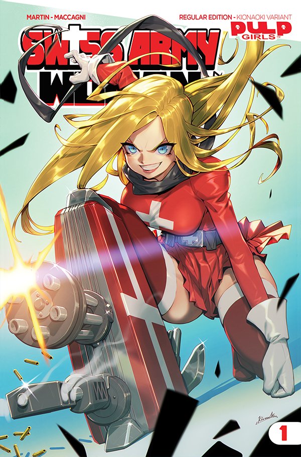 PULP GIRLS on Twitter: "SWISS ARMY WOMAN 1-2 launches today at 6pmEST! https://kickstarter.com ...