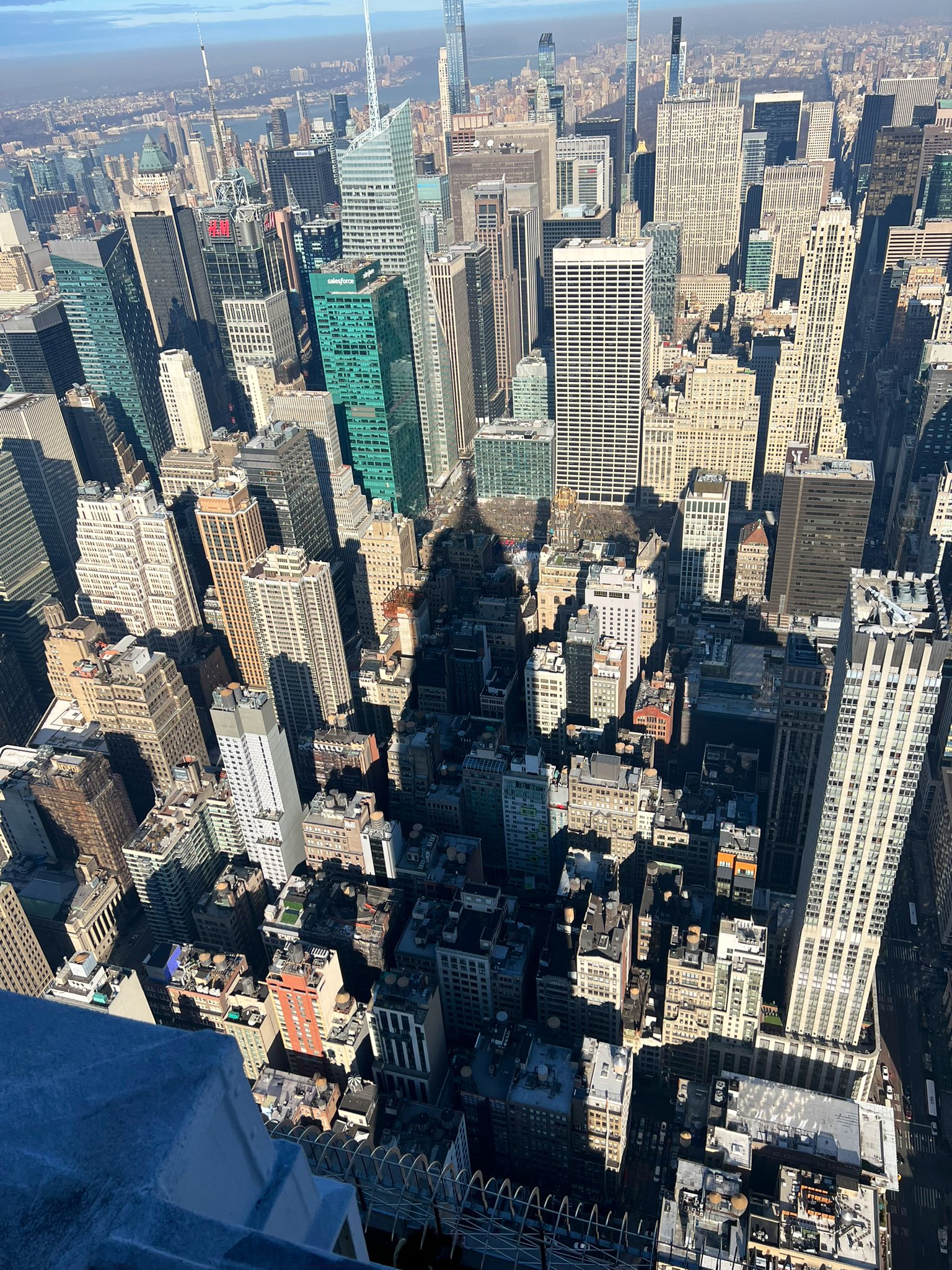 Empire State Building Birds Eye View