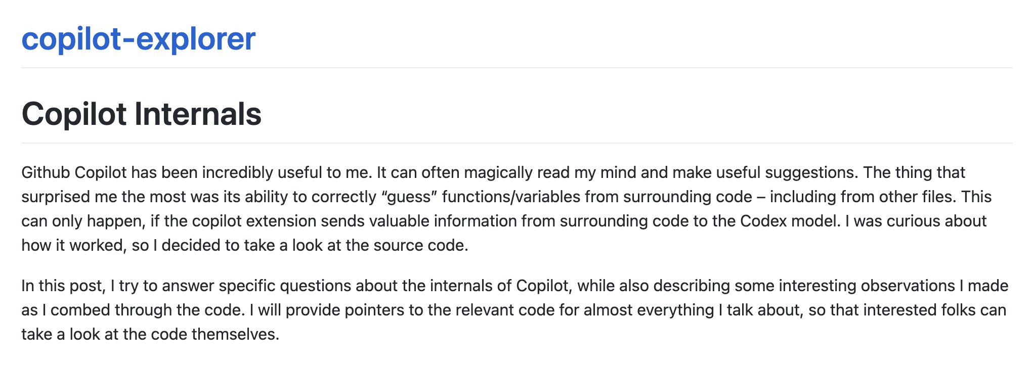 Mark Tenenholtz on Twitter: "GitHub Copilot is a genuinely brilliant piece of engineering ...
