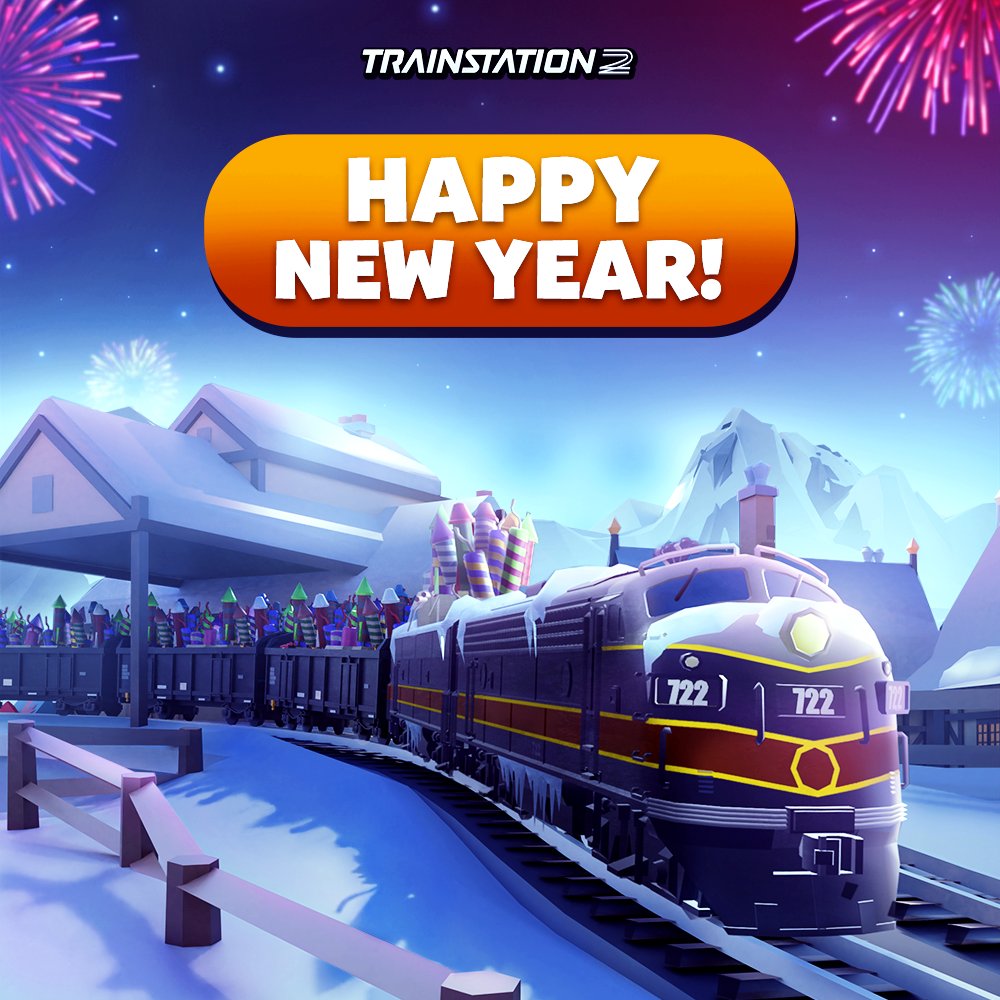 TrainStation2 on Twitter: "🎆 HAPPY NEW YEAR DISPATCHERS! 🎆 May your trains never be late! Here's ...