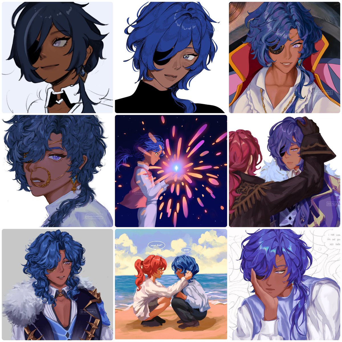 「my favorite kaeyas from 2022 #artsummary」|rwina の漫画