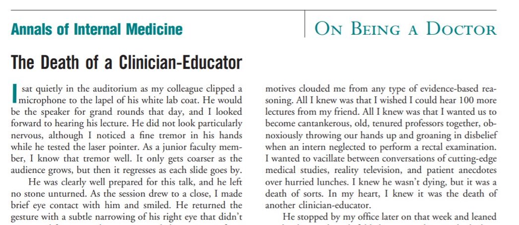 Elliot Tapper on Twitter: "I re-read this when I was 5 years into my first faculty position And ...