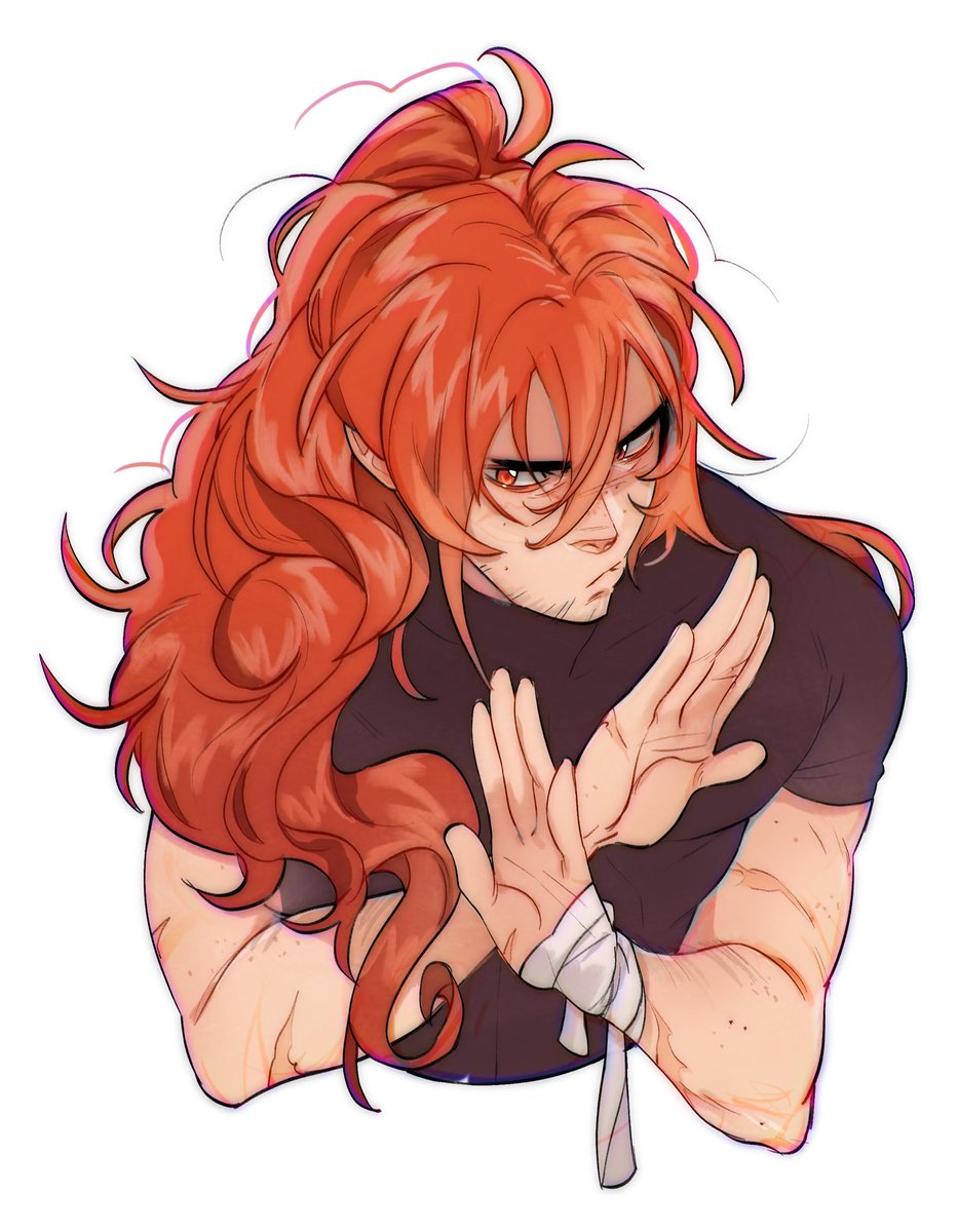 「older diluc 」|Roro 🦇のイラスト