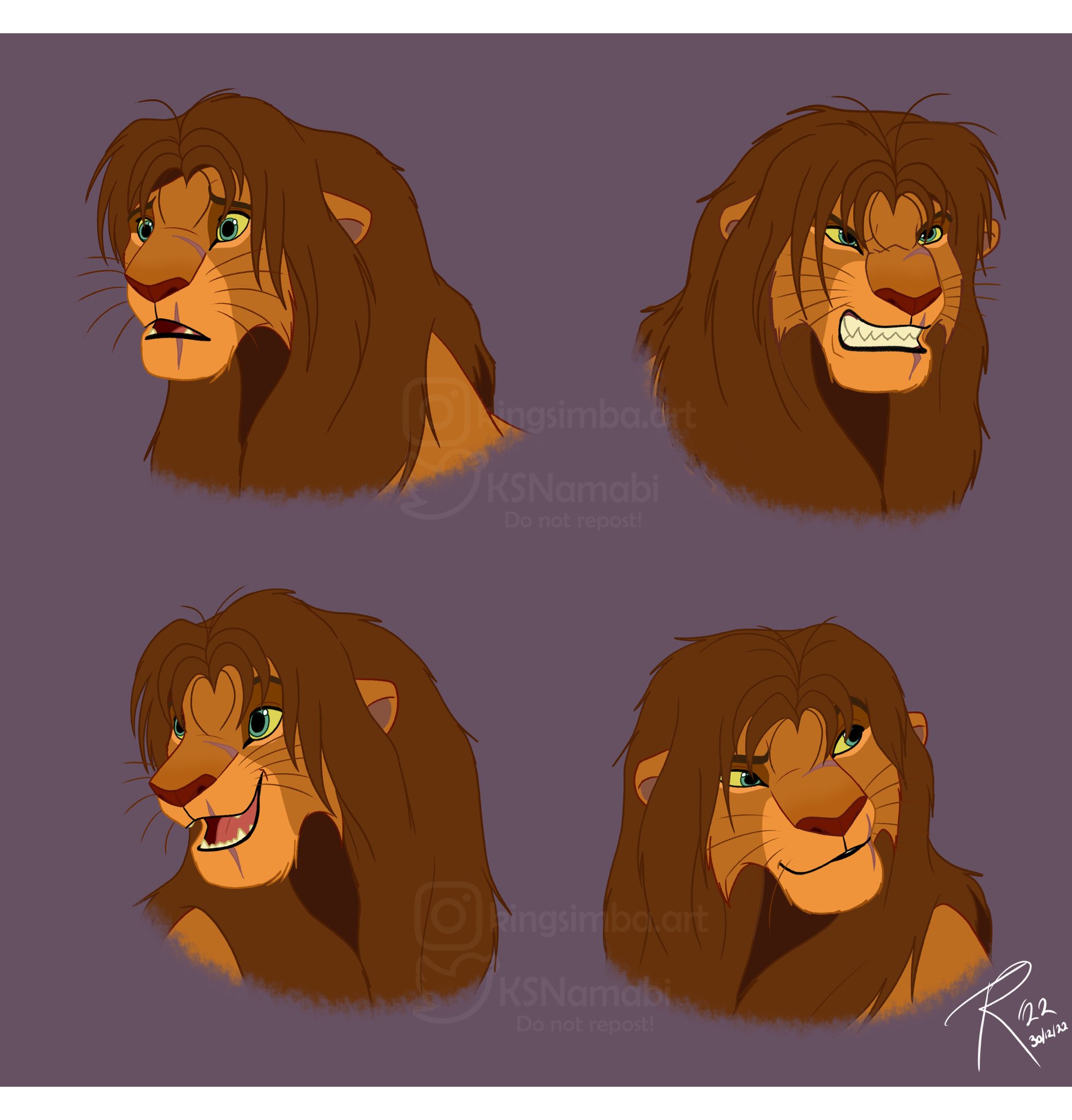 Simba And Nala And Kiara And Kopa