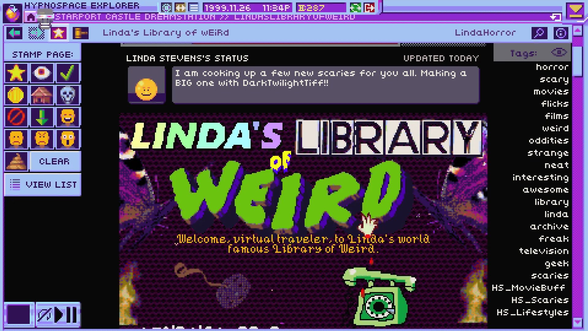 Microsiervos on Twitter: "Reconstrucción con técnicas web actuales del estilo de las páginas Web ...