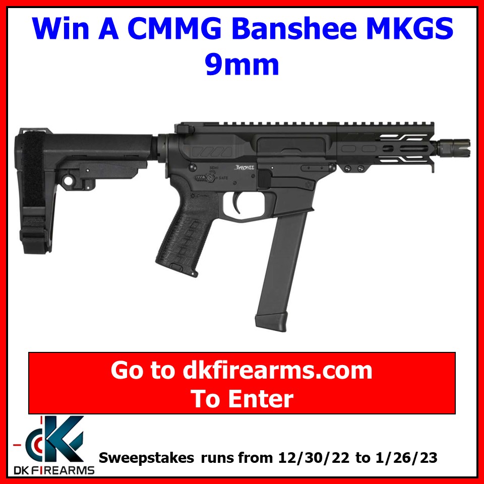 DK Firearms on Twitter: "New Gun Giveaway At DK Firearms! Win A CMMG Banshee MKGS 9mm! https://t ...