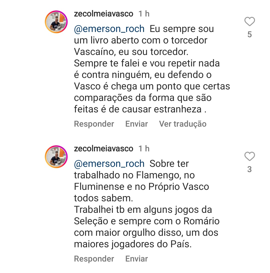 Cavalinho do Vasco on Twitter: "E esse barraco na rede vizinha? 🔥🔥 Zé Colmeia postou um vídeo do ...